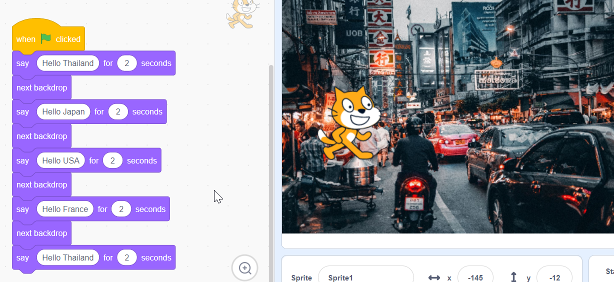 Hello World version 2 ตอนที่ 1 - Scratch Thailand